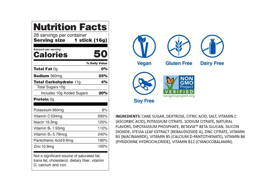 Liquid I.V. Hydration Multiplier Plus Immune Support, 26 Individual ...