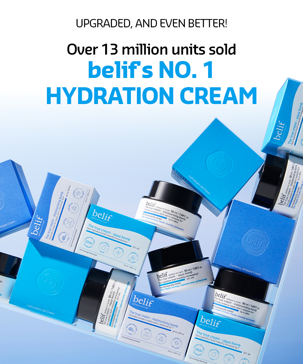 belif The true cream aqua bomb 50ml - Hydrating Gel, Cooling ...