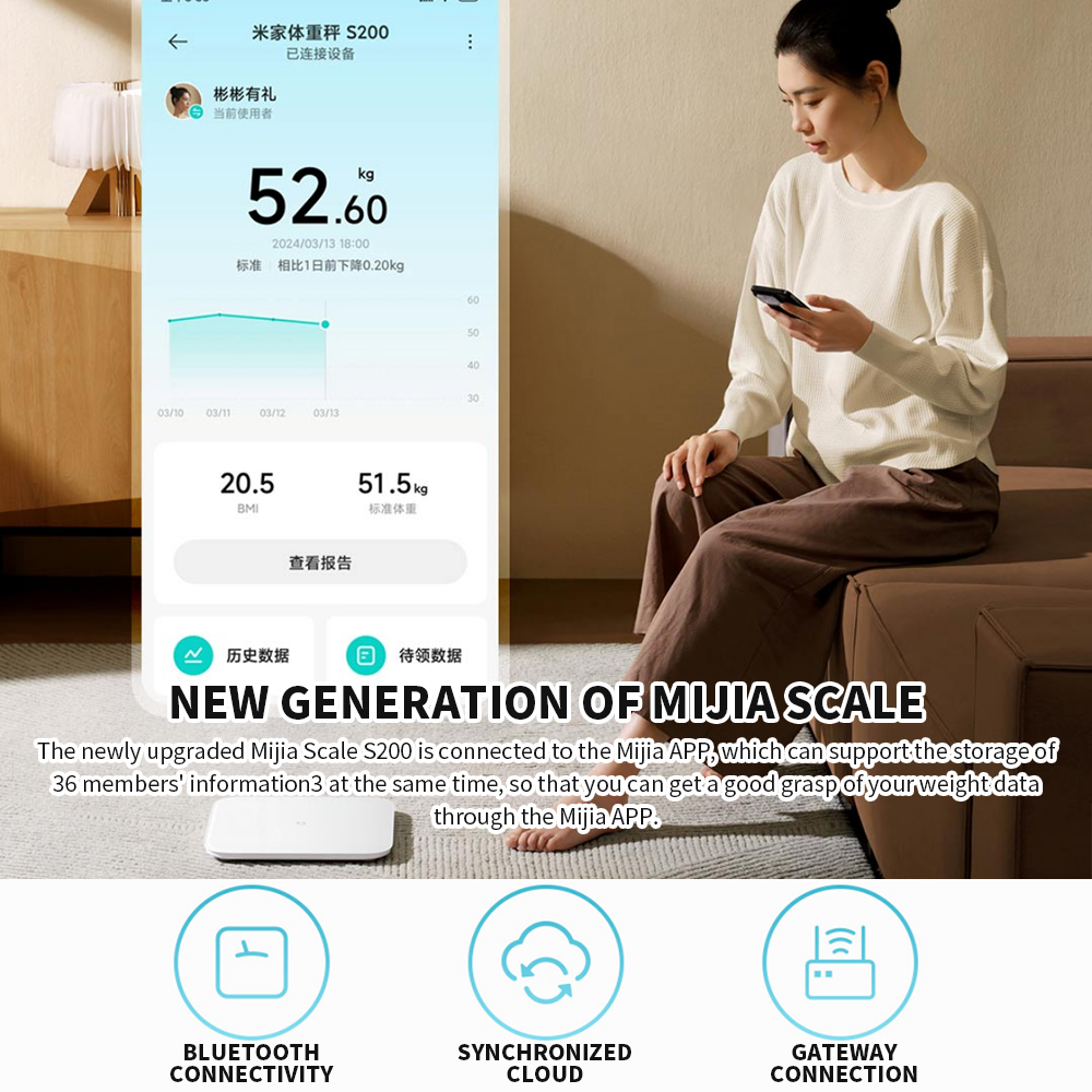 [Ready Stock] Xiaomi Weighing Scale 2 Smart Body Weight Measuring ...