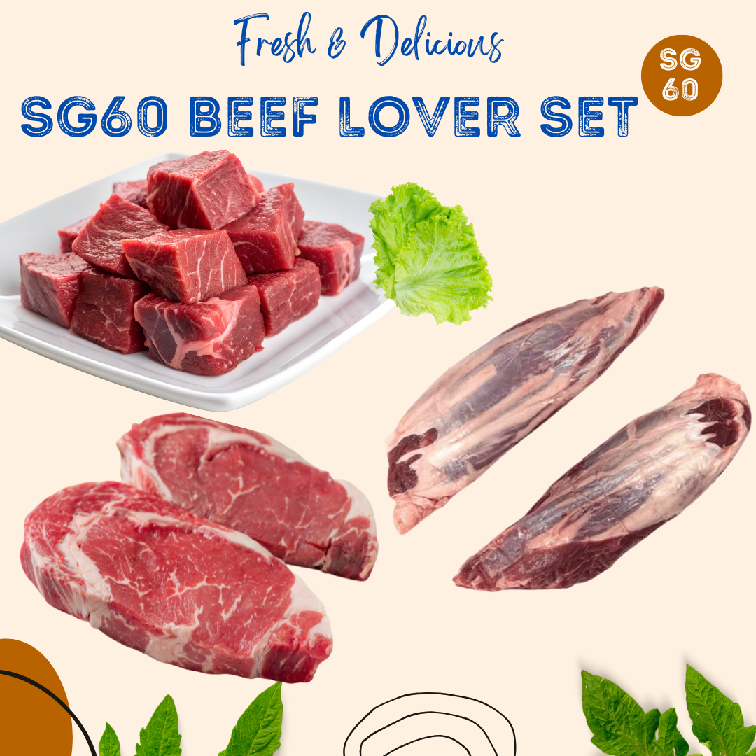 (First Ocean Foods) SG60 Beef Lover Set | Shopee Singapore