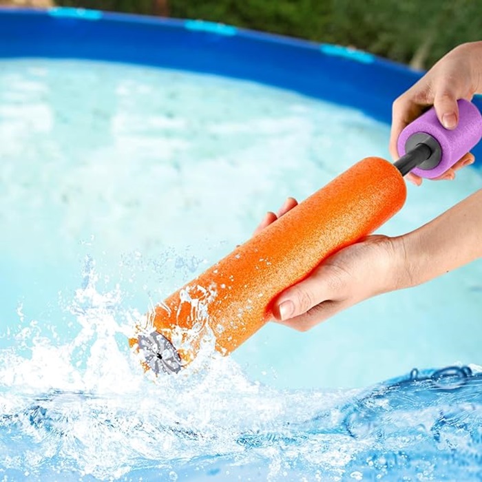 Water Shooter Toy Aqua Blaster Launcher EVA Foam Pool Toy Gift + Toy ...