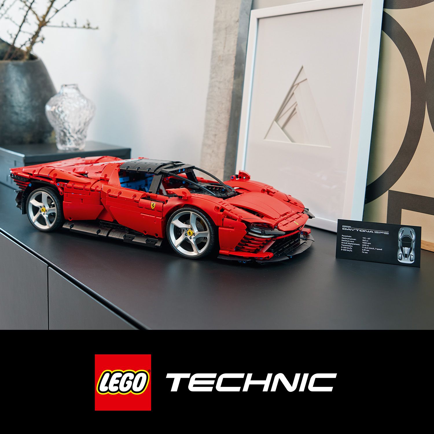 LEGO Technic 42143 Ferrari Daytona SP3 Building Kit (3,778 Pieces ...