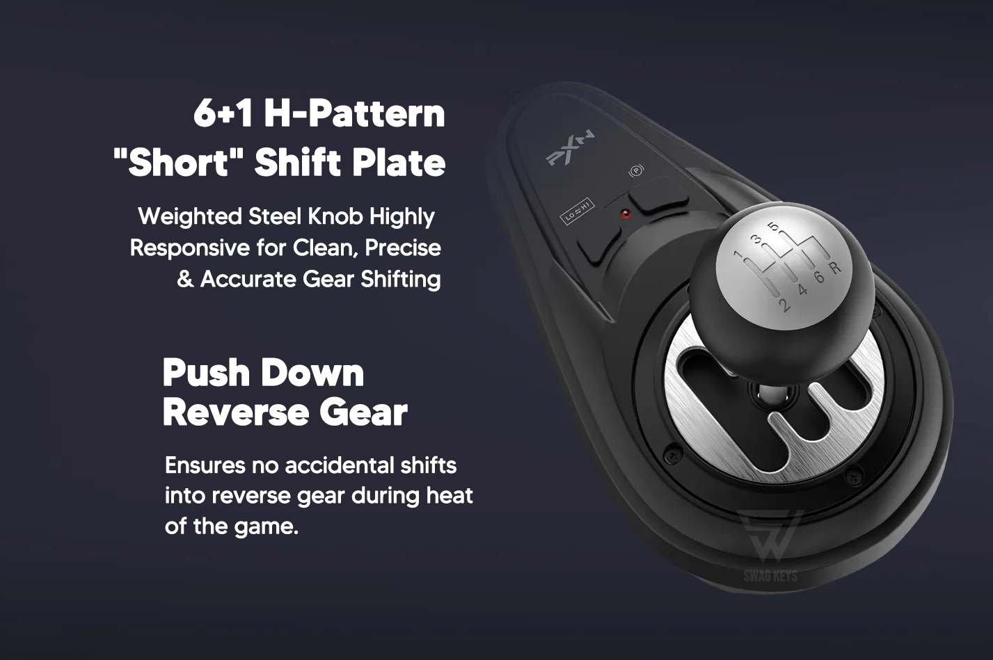 【SG】PXN A7 H Pattern Shifter For PC PS4 Xbox | Toggle Mode for More ...