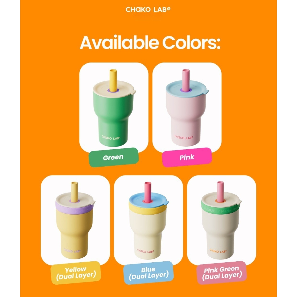 CHAKO LAB 570mm/600ml PangPang Cup Insulated Tumblr | Shopee Singapore