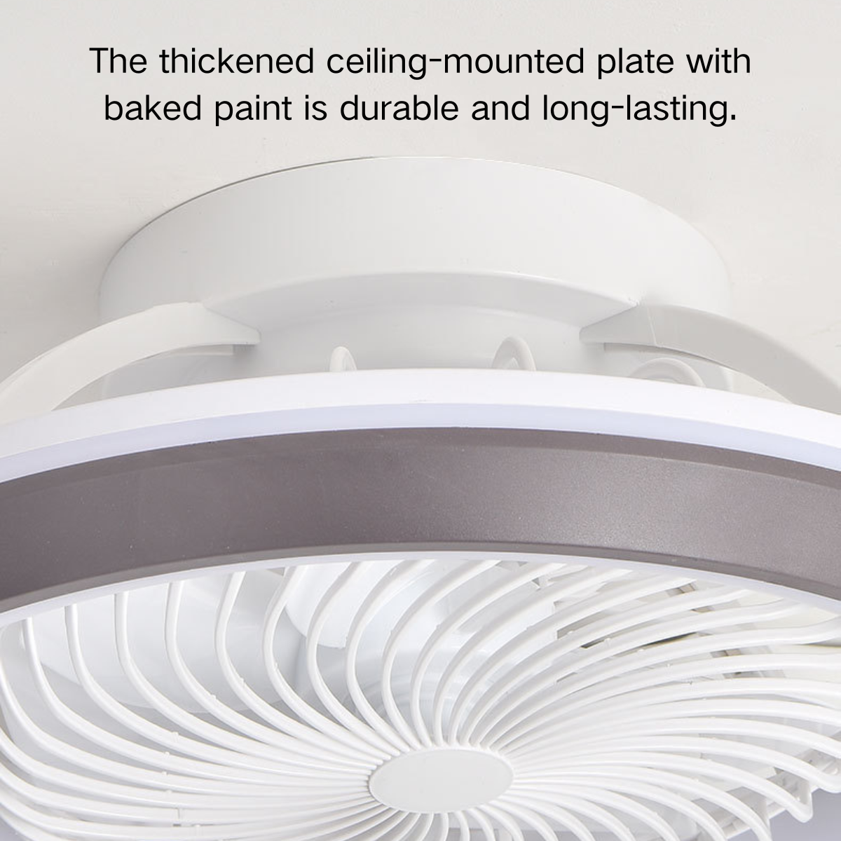 360° Rotation Ceiling fan light intelligent 4-speed timed fan kitchen ...