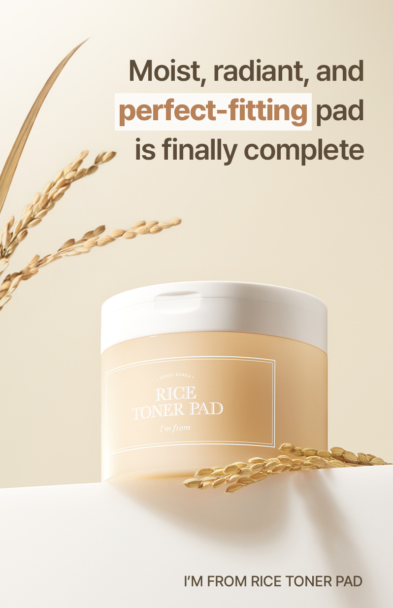 [I'm from] Rice Toner Pad 140ml (60 pads) | Shopee Singapore