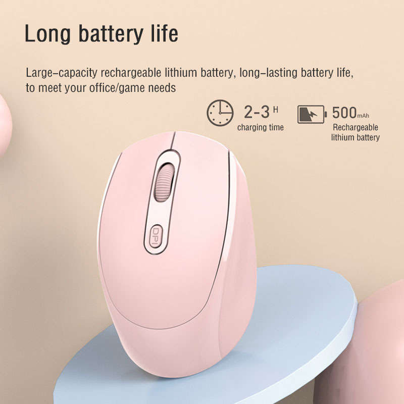 Wireless Mouse 2.4G & Bluetooth Dual Modes Bluetooth Silent ...