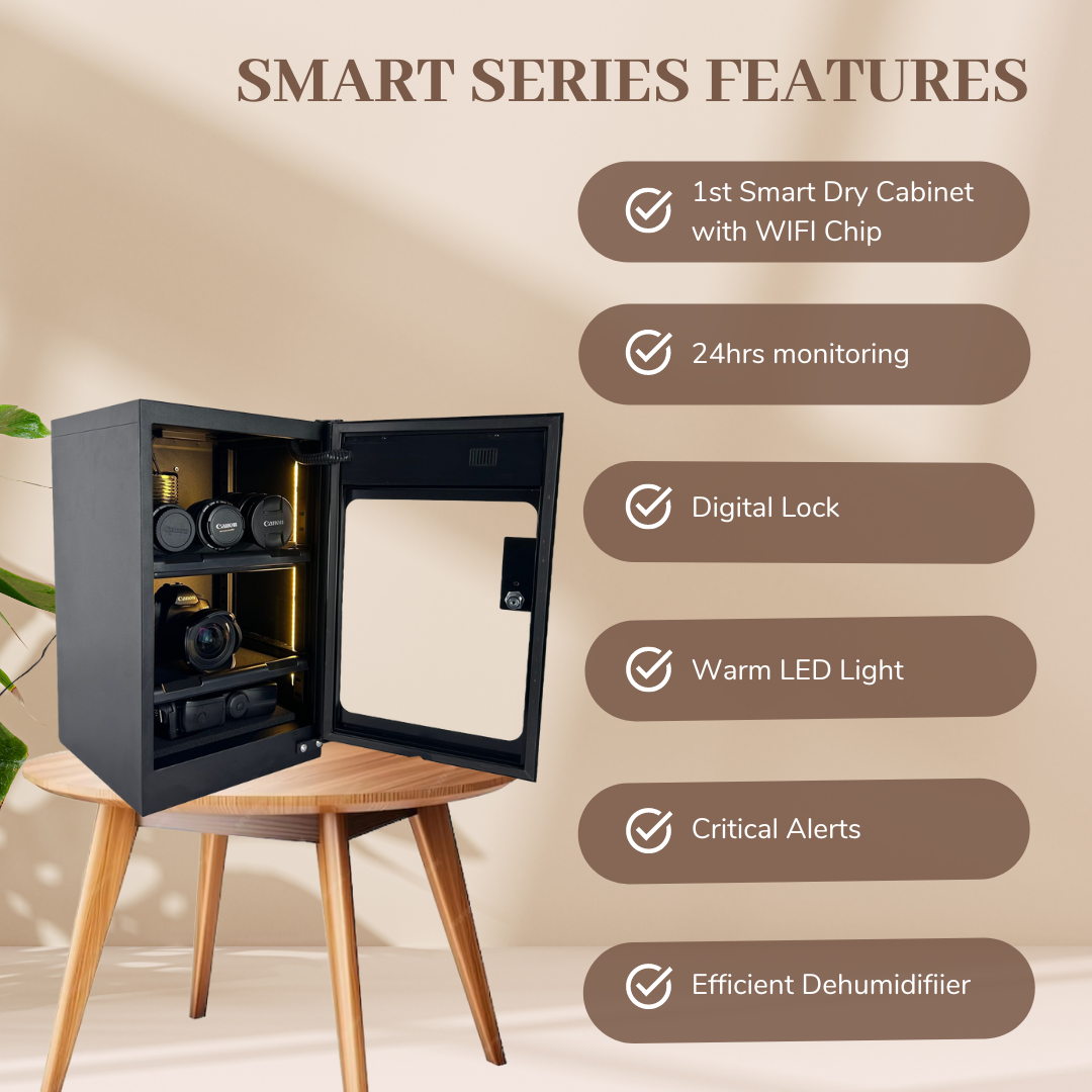 Digi-Cabi 1st Smart Electronic Dry Cabinet SMT-120 With Tuya App ...