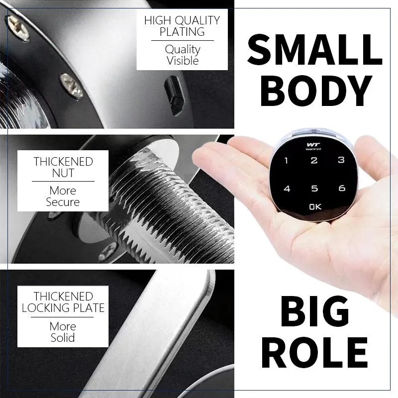 🔥【READY STOCK】🔥 Universal Mini Digital Lock Smart Scramble Pin Code ...