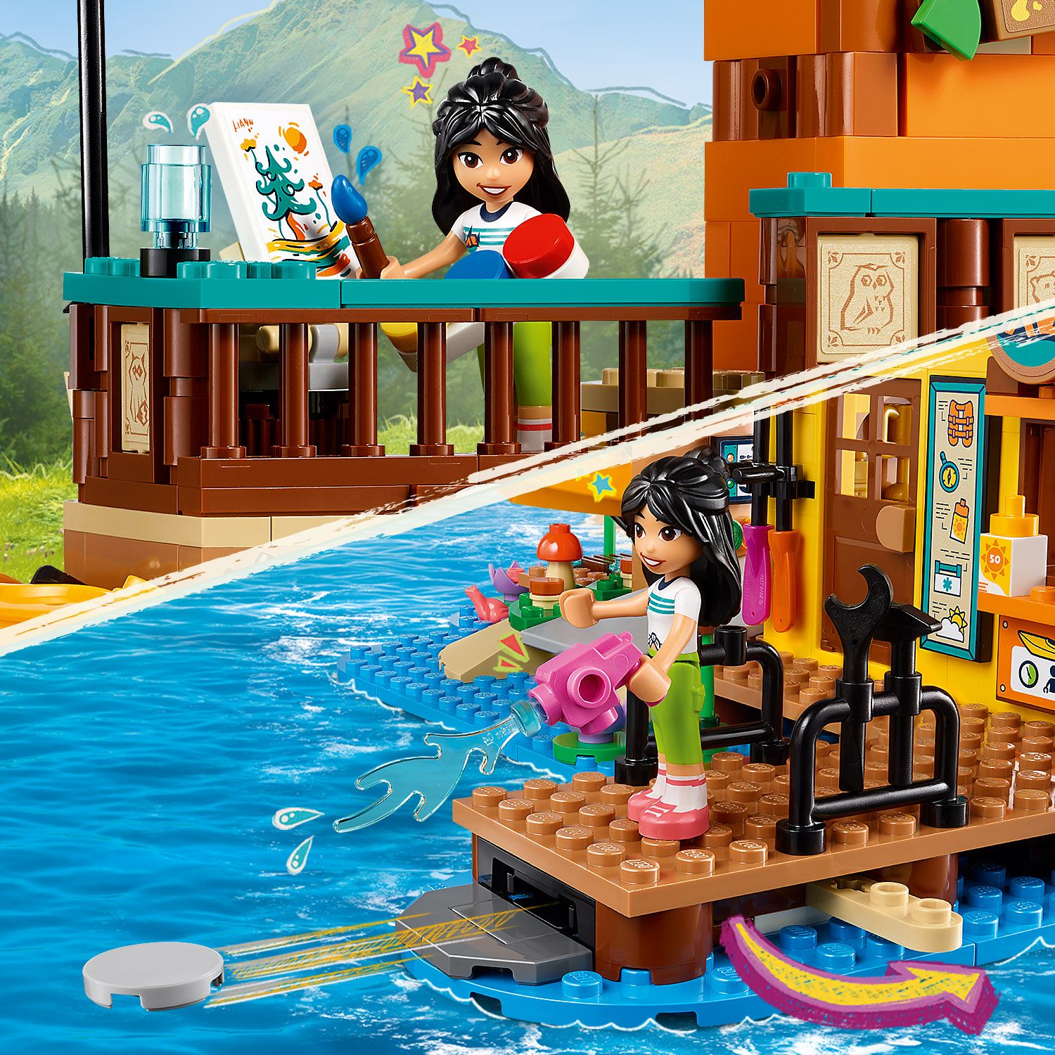LEGO Friends 42626 Adventure Camp Water Sports (628 Pieces) | Shopee ...