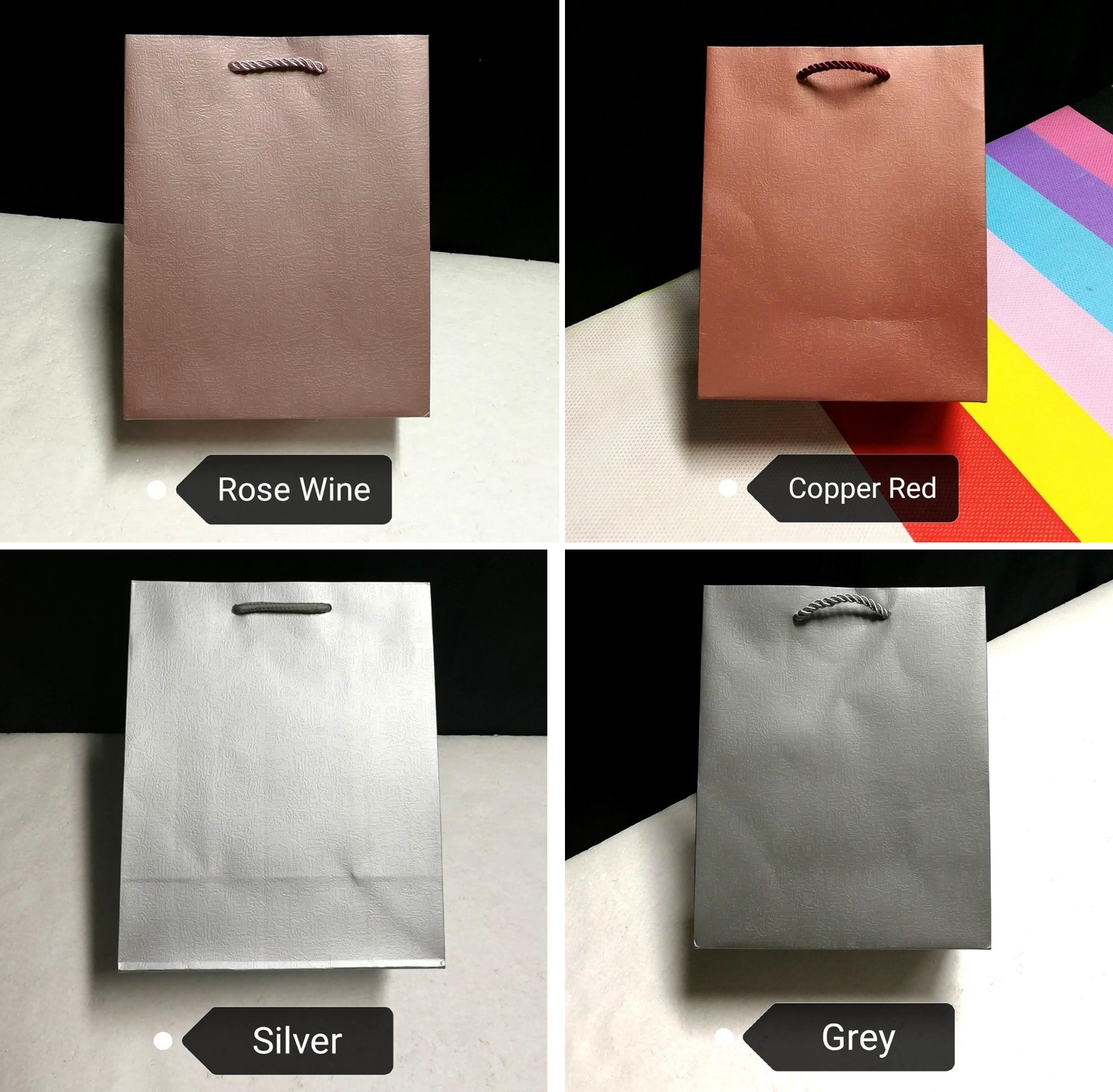 [PB 14] [M] Paper Carrier | Paper Bag | Goodie Bag | Party Bag | Rope ...