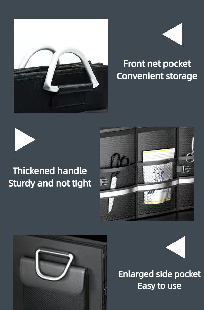 【SG STOCK】Foldable Storage Box Waterproof Car Boot Organiser Oxford ...