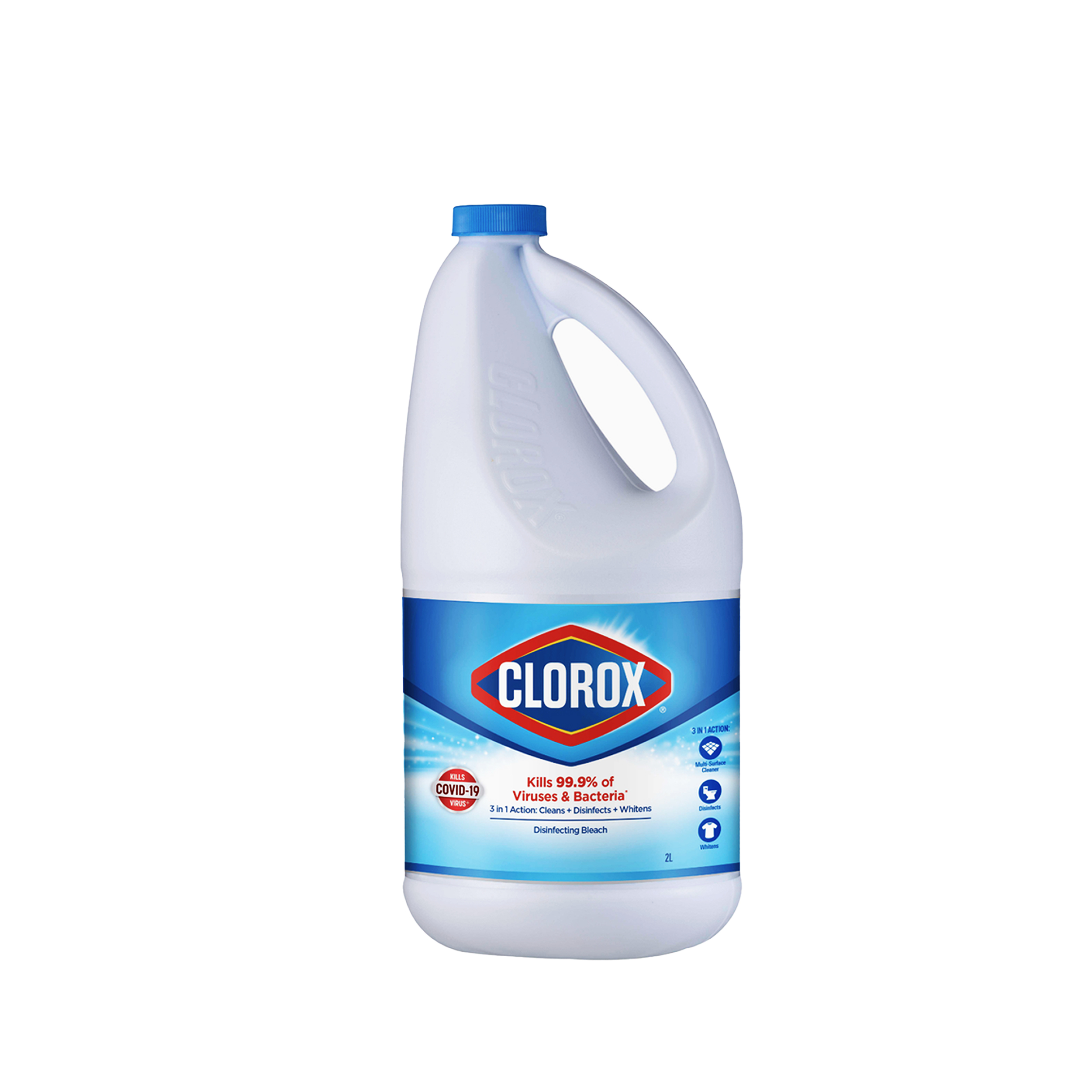 Clorox Liquid Bleach - Original 2L (Kills 99.9% of Viruses & Bacteria ...