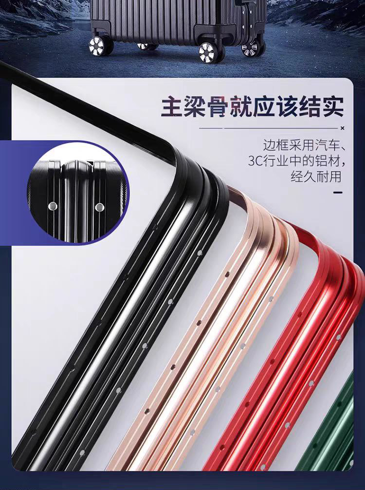 TURTLE Aluminium Frame Travel Luggage with Wheels Large Capacity ...