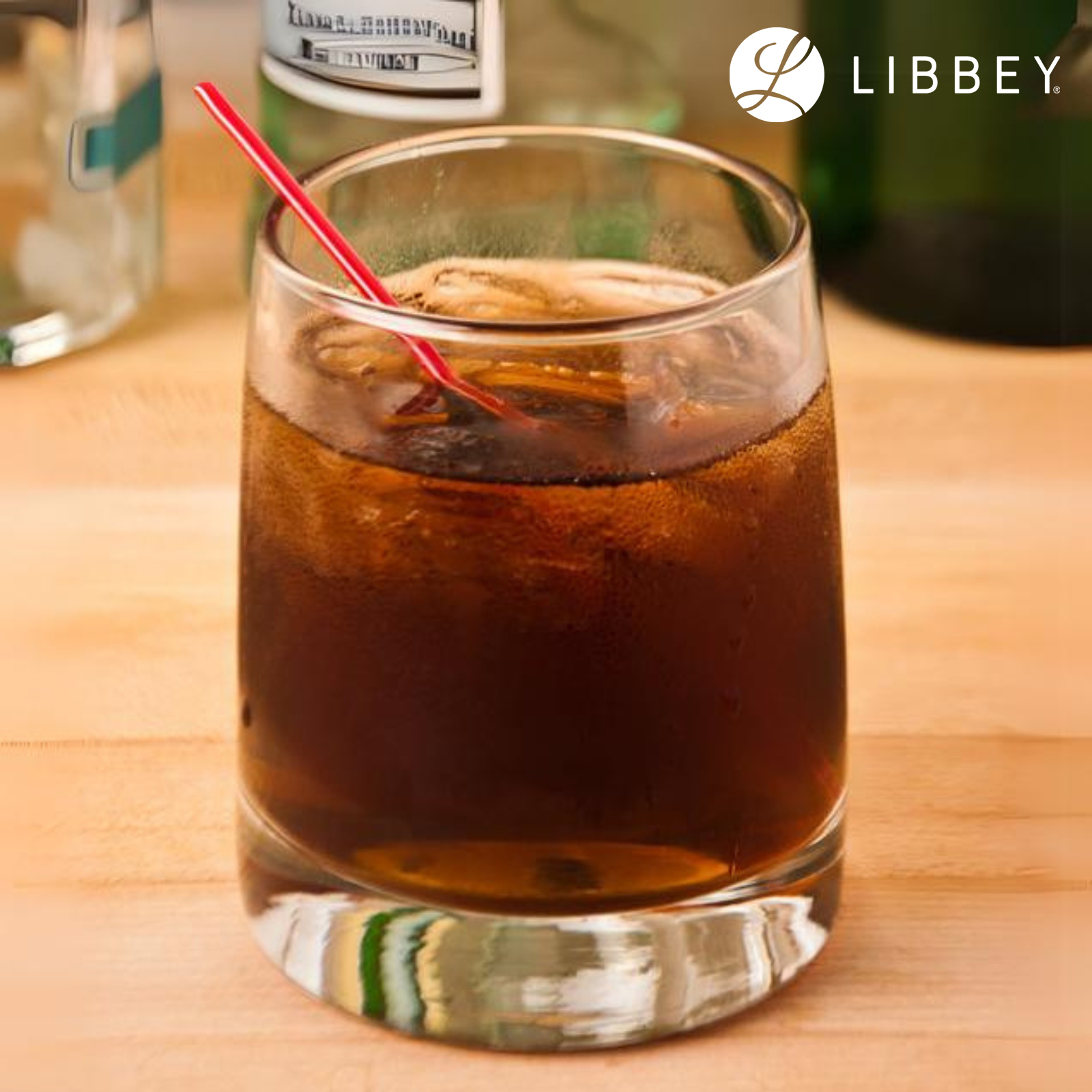 Libbey Vibe 2311 Rocks Whisky Glass 355ml & 2312 Tall Cooler Mixing Glass 518ml - Extra Thick ...