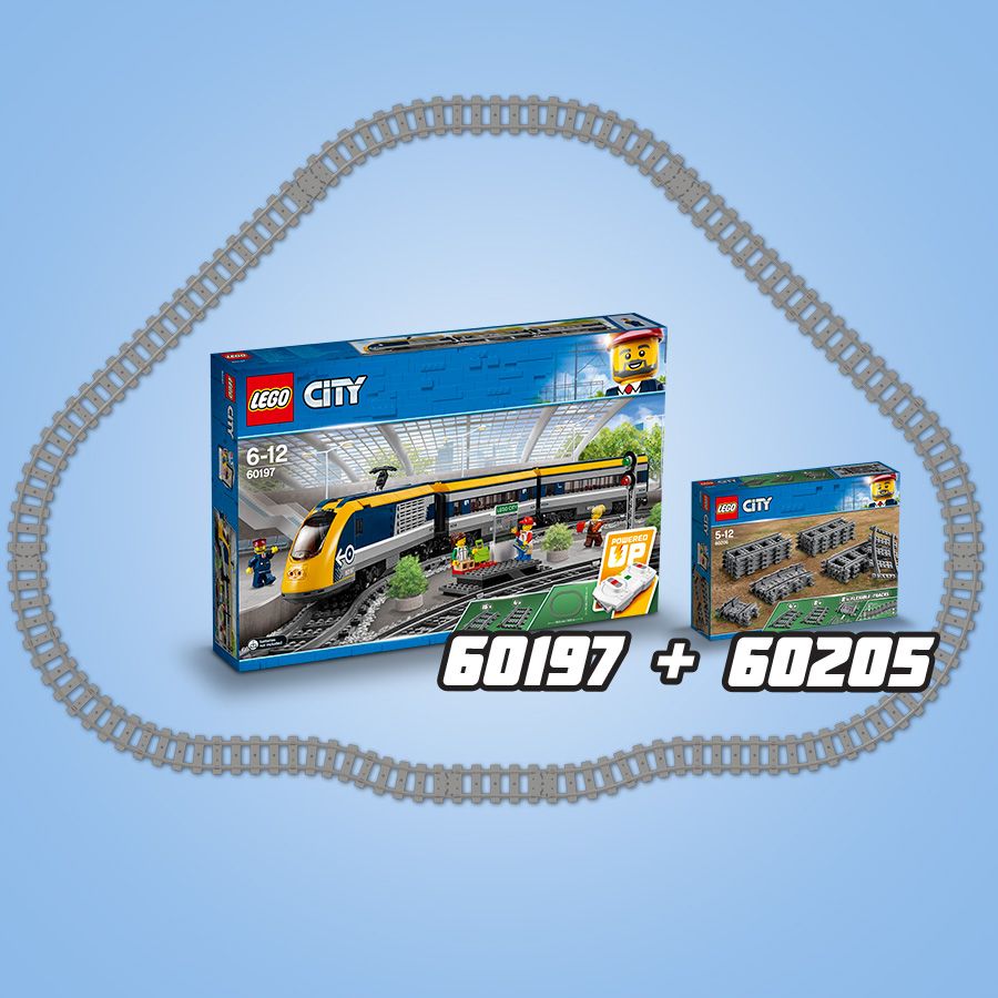 LEGO City 60205 Tracks (20 Pieces) Building Toys For Kids Building ...