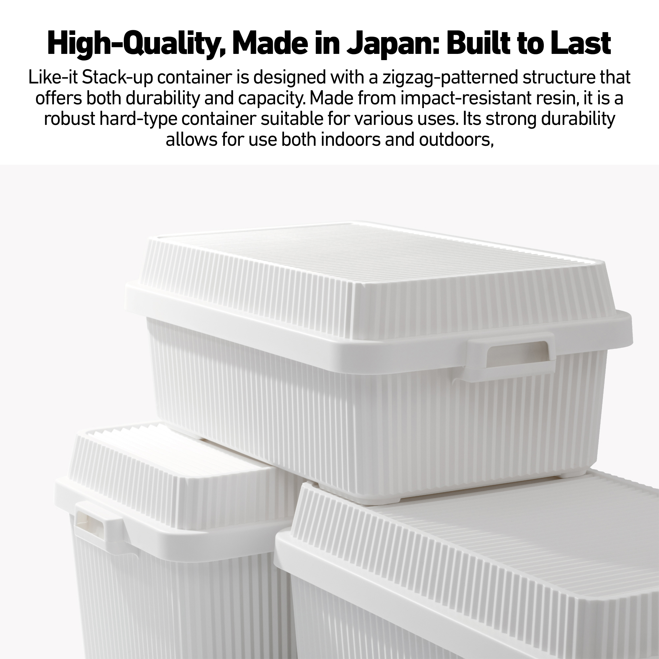 Like-it Japan Stack-up Container | Shopee Singapore