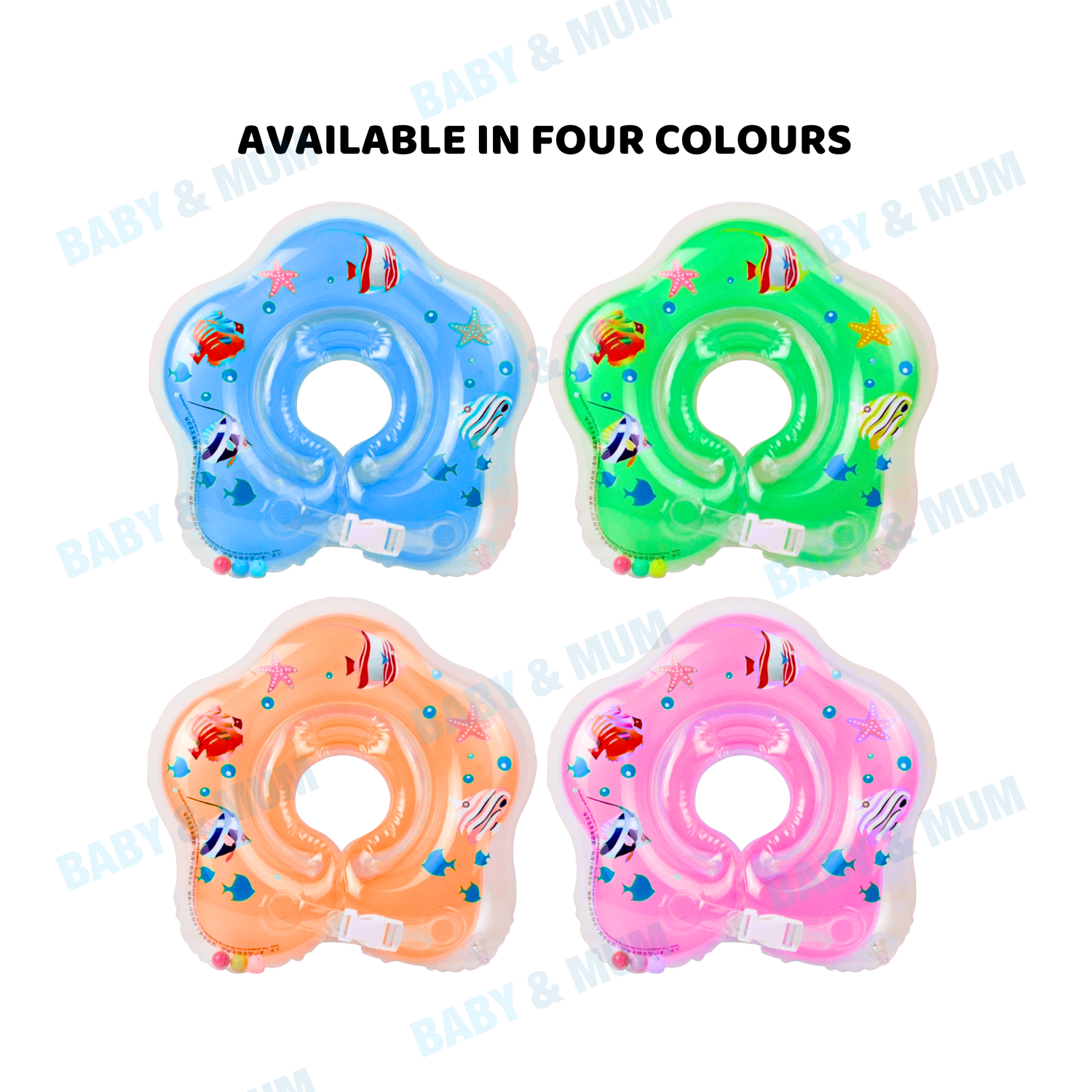 Baby Inflatable Swimming Neck Float | Infant Swim Neck Float Ring | PVC ...