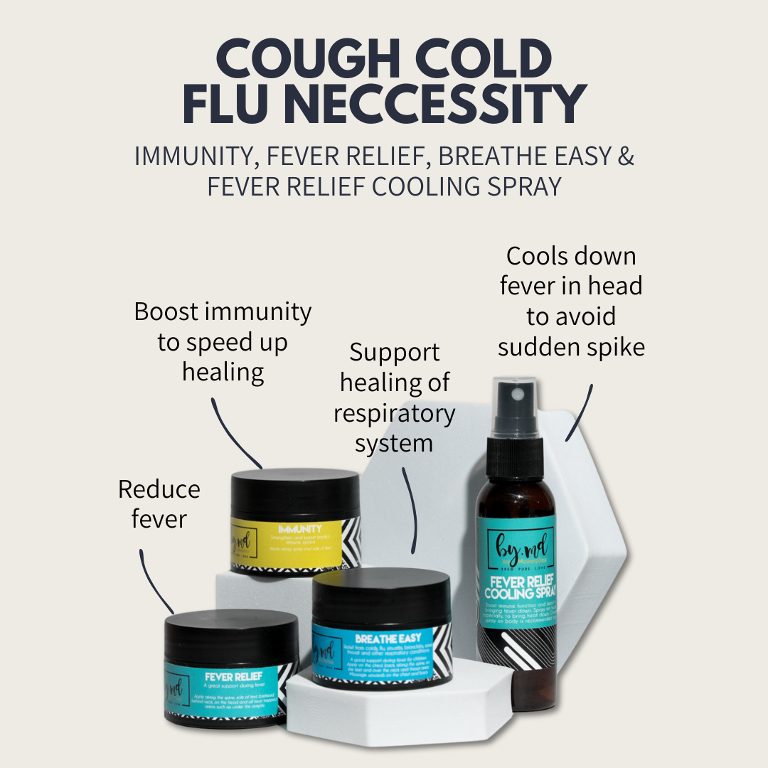 BYMOMMADEE Cough Cold Flu Set, manage symptoms from viral infections ...