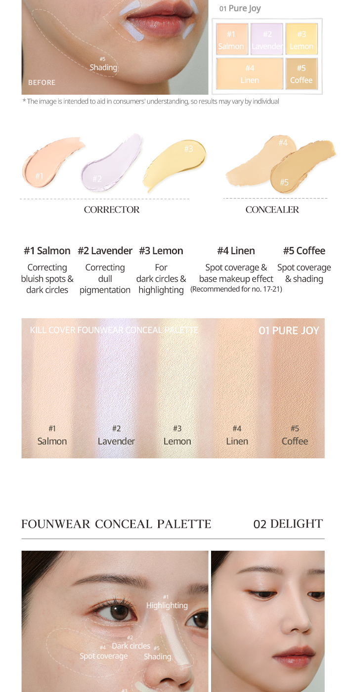 CLIO Kill Cover Founwear Conceal Palette (2 Shades) | Shopee Singapore