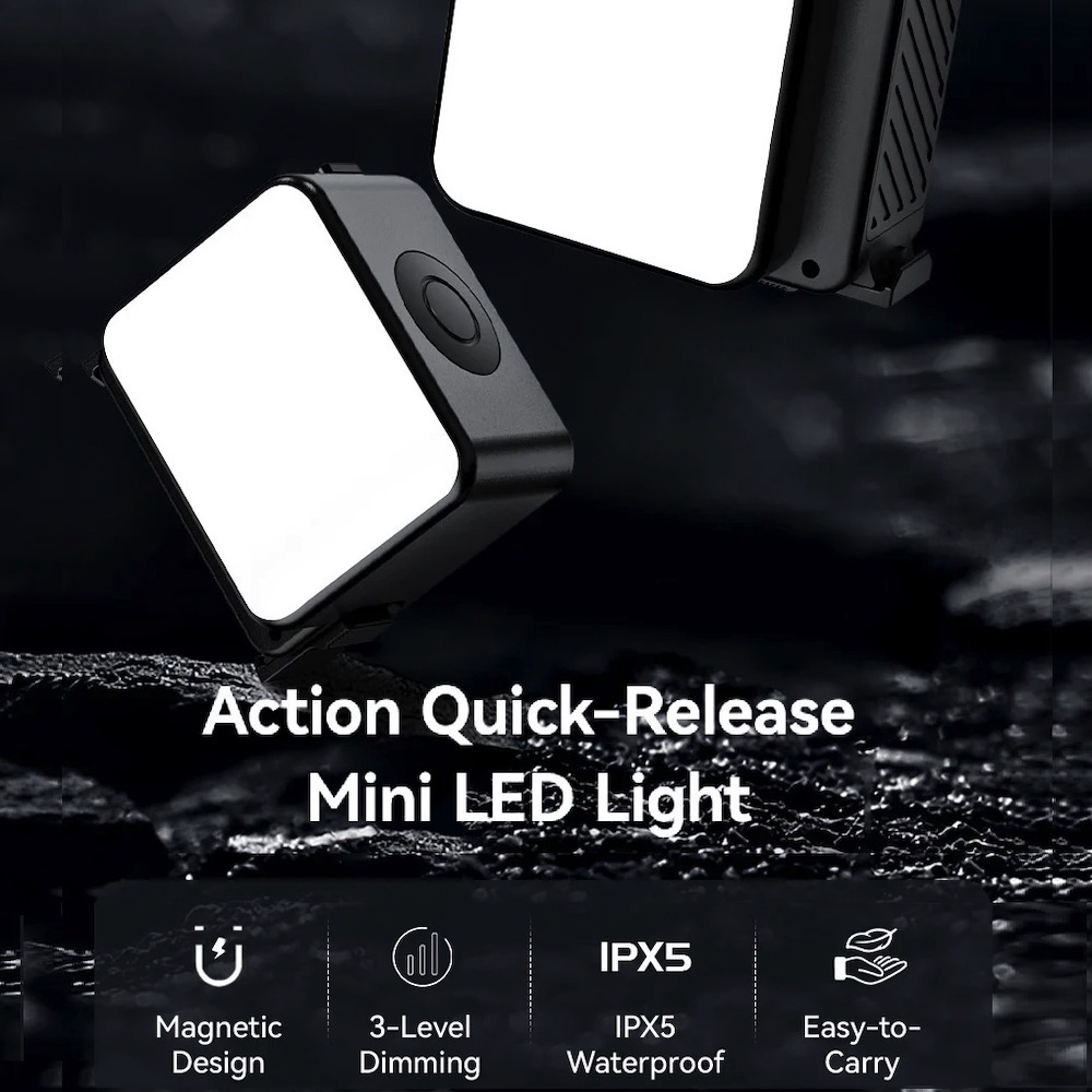 Ulanzi LM18 Mini LED Video Camera Light for DJI Osmo Action 4/3 & Pocket 3 L042GBB1 | Shopee ...