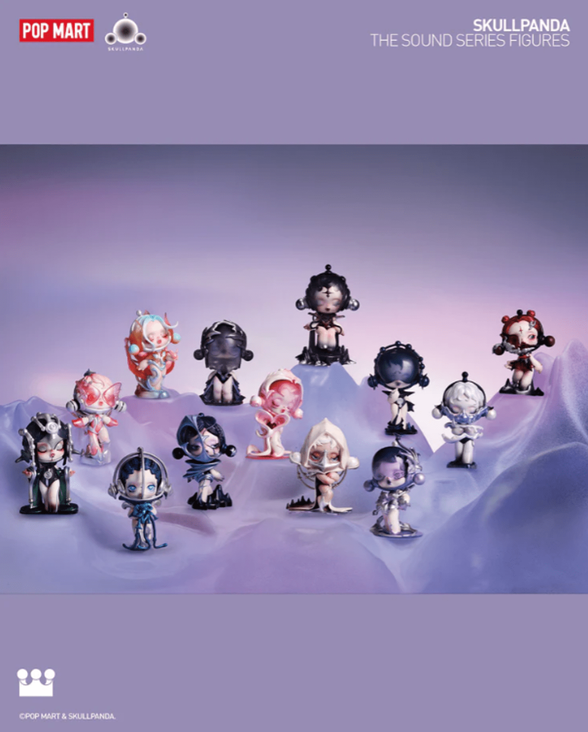 POP MART SKULLPANDA The Sound Series Figures - Secret The Equilibrium ...