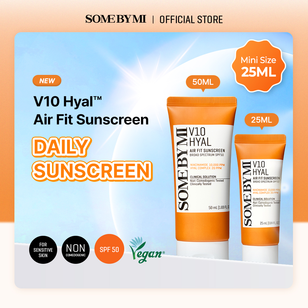 [SOMEBYMI] V10 Hyal Air Fit Sunscreen 25ml Broad Spectrum SPF50 ...