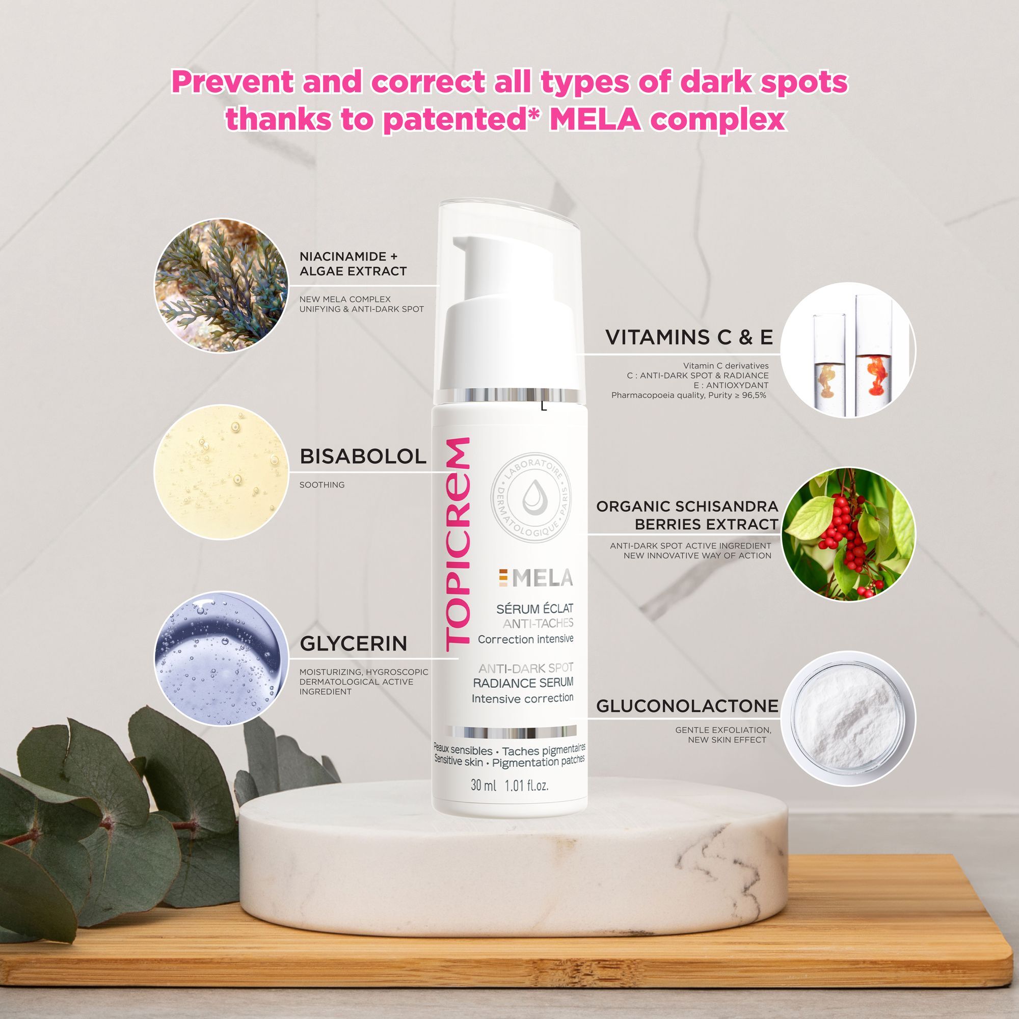 Topicrem MELA Anti-Dark Spot Radiance Serum 30ml | Shopee Singapore