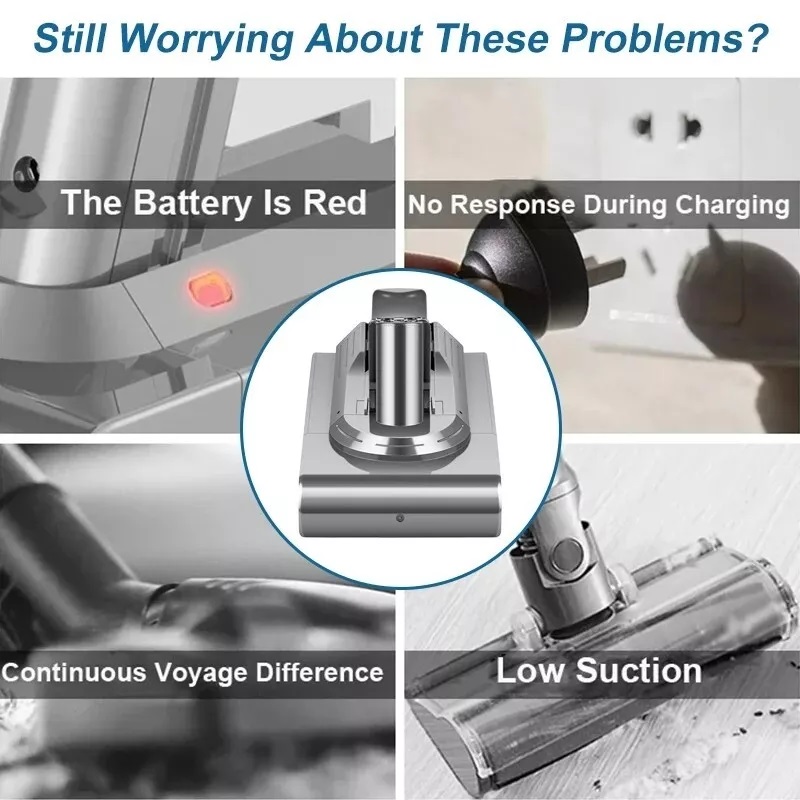 Local Seller Battery Replacement for Dys V12 Detect Slim, SV20, SV26 ...