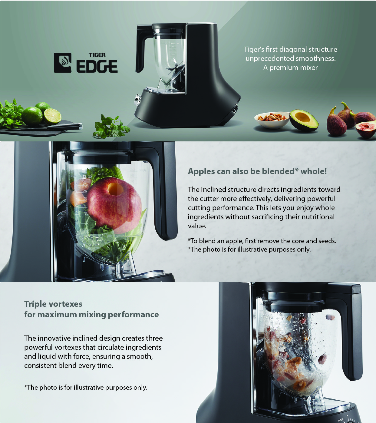 Tiger The Edge Smoothie Blender and Juicer - MADE IN JAPAN - SLB-A10S ...