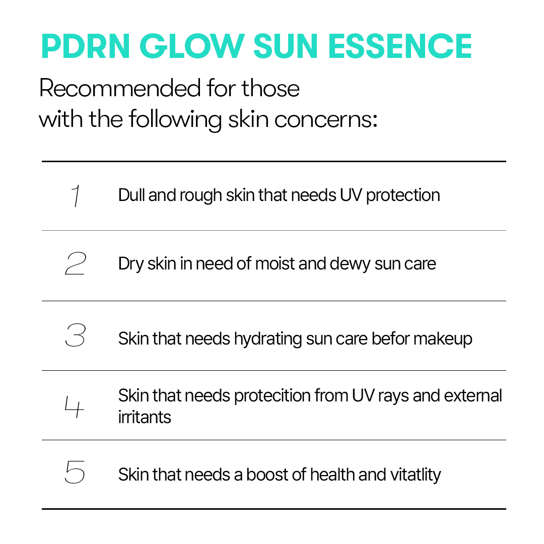 [VT] PDRN Glow Sun Essence 50ml Sun screen Vegan PDRN No White Cast ...