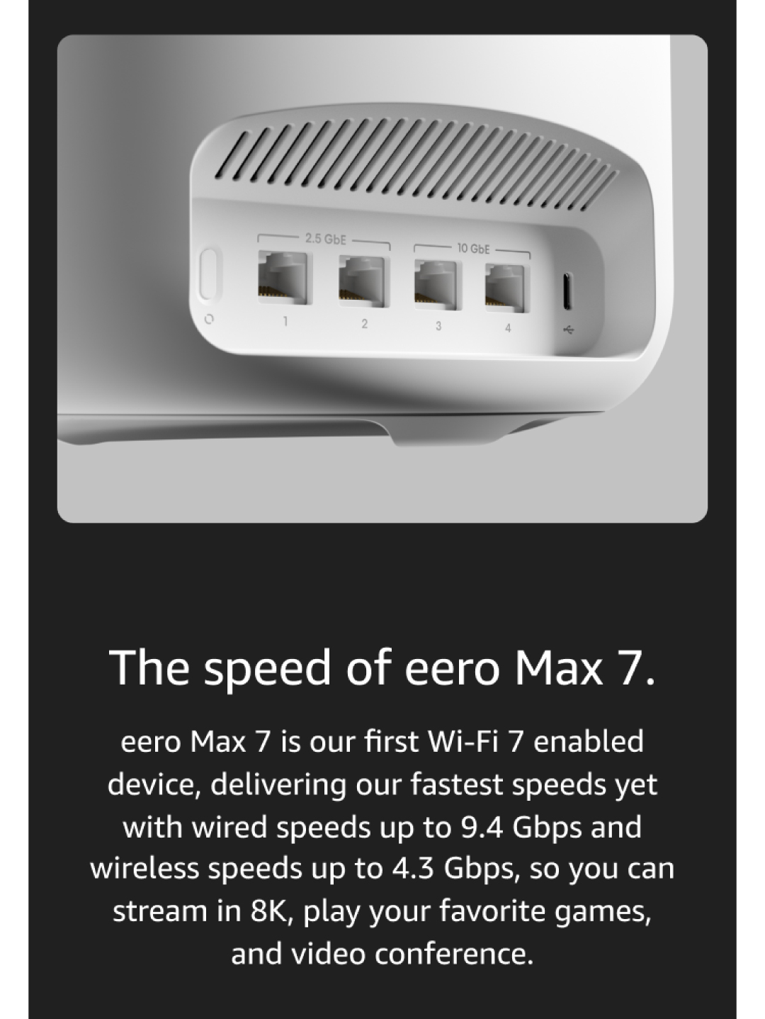 eero Max 7 | Mesh Wi-Fi 7 System | 2 Pack for Ultra-Fast Speeds ...