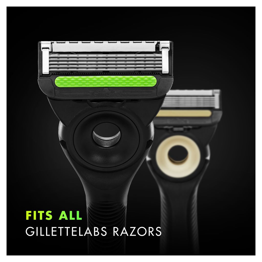 Gillette Labs Refills for Exfoliating Razor and Heated Razor 4s/8s ...