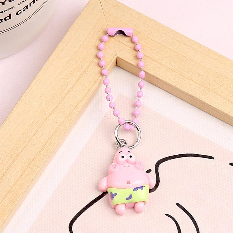 Spongebob Squarepants Keychain Patrick Star Mini Key chain with Name ...