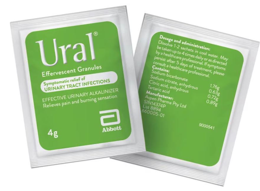 Ural Effervescent Granules (EXP OCT 27) - Fast-Acting Relief for Gout ...