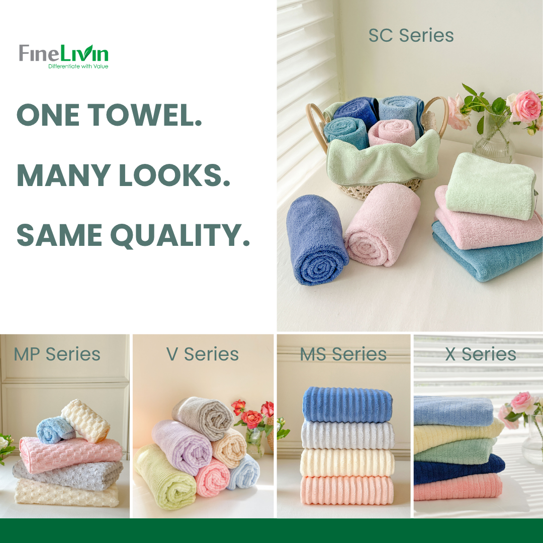[𝟮𝟓％ Off 2 Towels] Microfiber Bath Towels | 吸水毛巾 | Soft and water ...