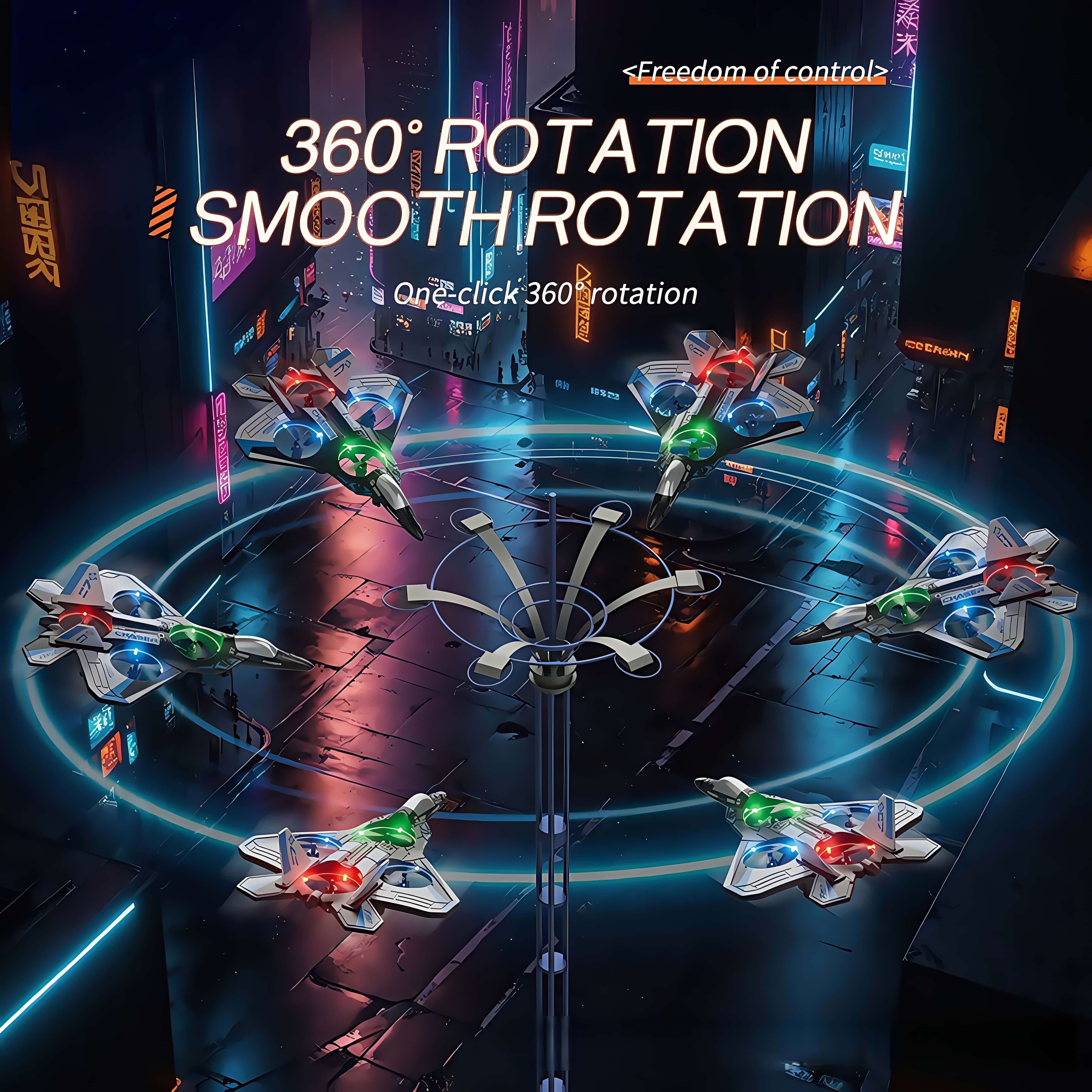 【SPOETRY】Jet Fighter Remote Control Six axis gyroscope Aircraft Foam ...