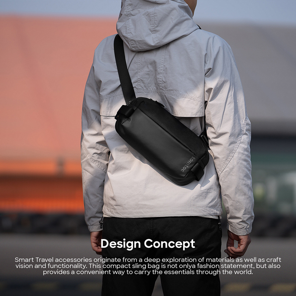 tomtoc Explorer-T21 H02 Sling Bag | Minimalist EDC Design | S/M/L | H02 ...