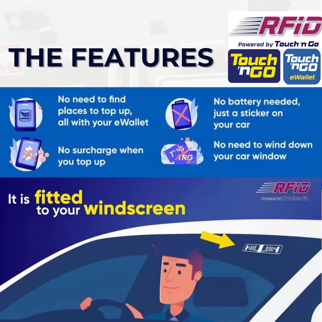 Touch N Go RFID Tag Self Fitment (DIY) Enhanced RFID Tag Holder ...