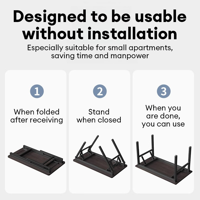SNB [Installation-Free]Foldable Table Outdoor Portable Table Computer ...