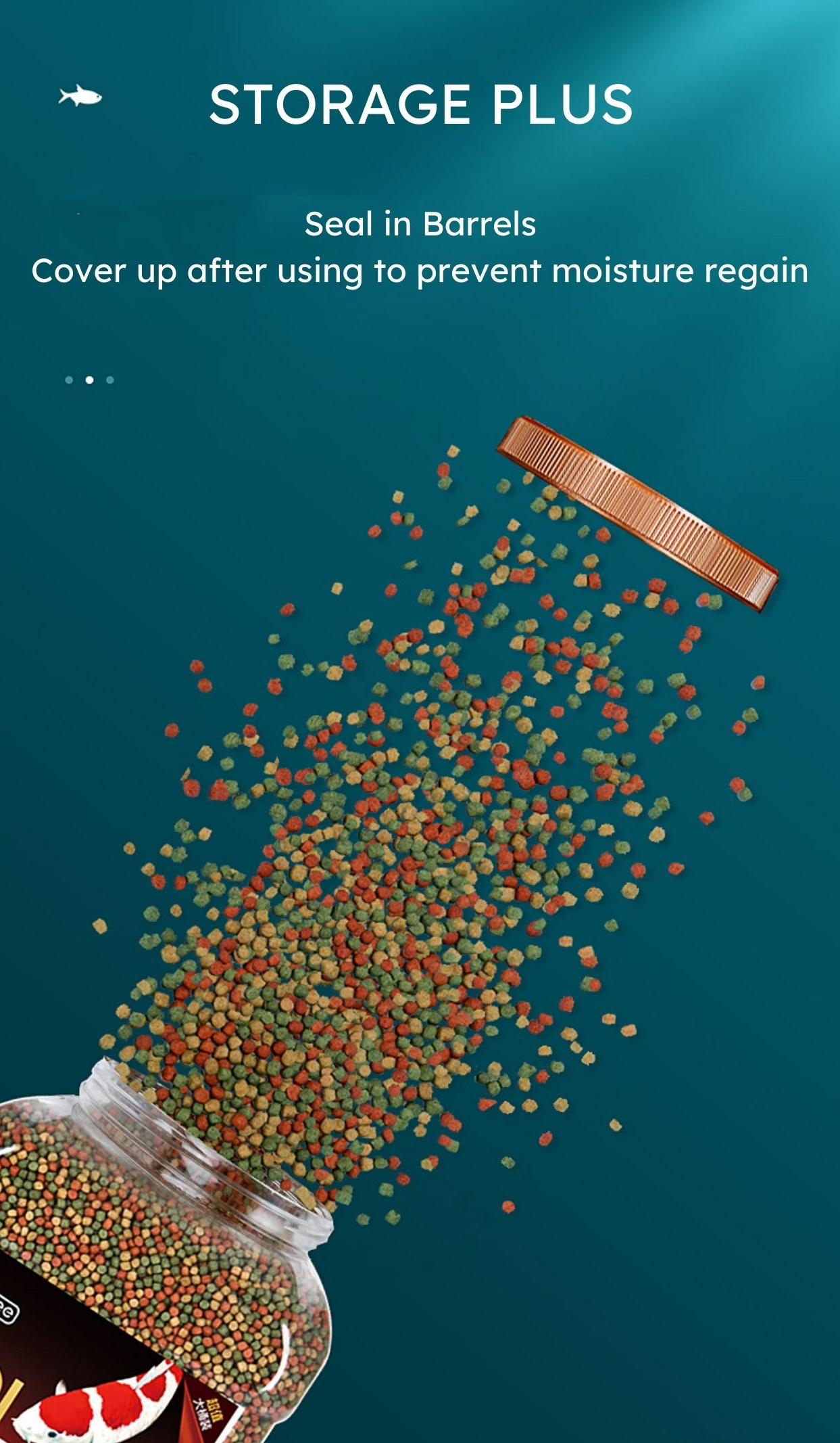 YEE KOI Food, Triple Effect Fish Food Pellet, KOI Fish Grain, Provide ...