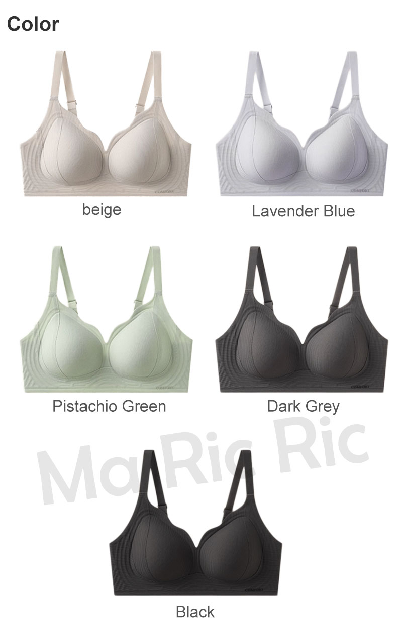 (SG InStock) Ma Ric Ric LuxeLift Air Bra Breathable Fixed-pad Latex Bra (Wireless. Seamless ...