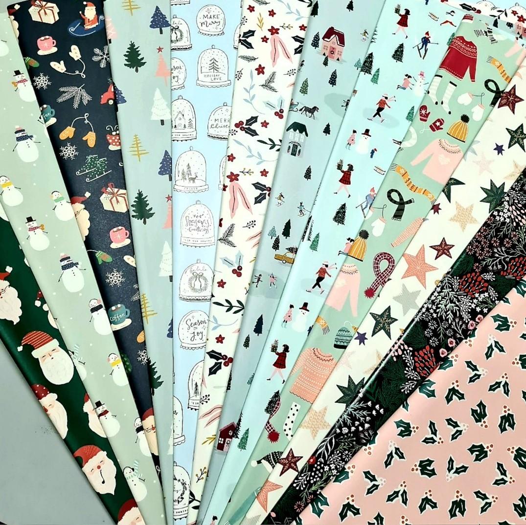 [5 Sheets Bundle] [WRP 13] Wrapping Paper | Gift Wrapper | Christmas ...