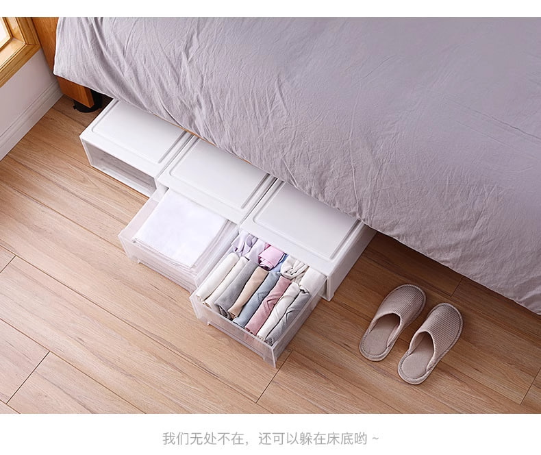 21L Single Tier Drawer Storage Box (Dim: 41 x 31 x 16.5cm) (Stackable ...