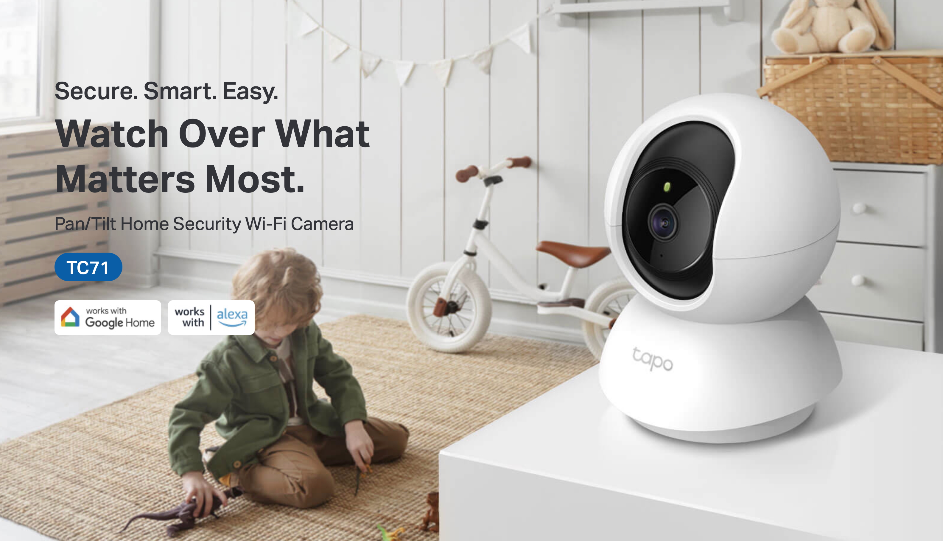 TP-Link Tapo Camera CCTV IP Camera 360 WIFI 2K QHD AI Home Security ...