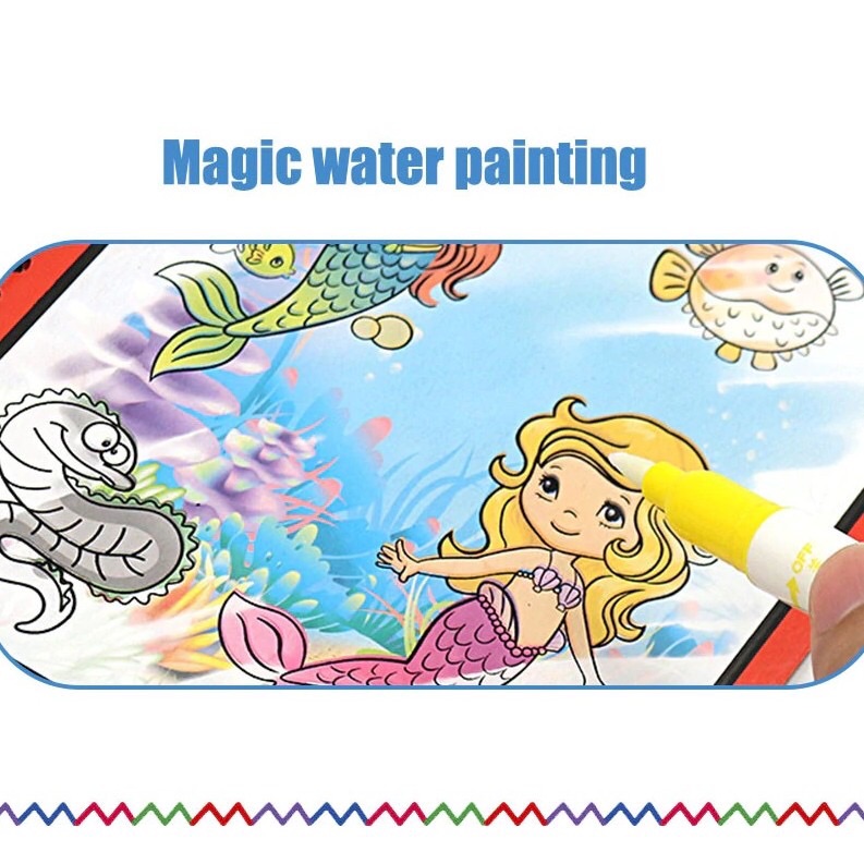 NEW Kids Magic Water Drawing Books Coloring Books Painting Toys for ...