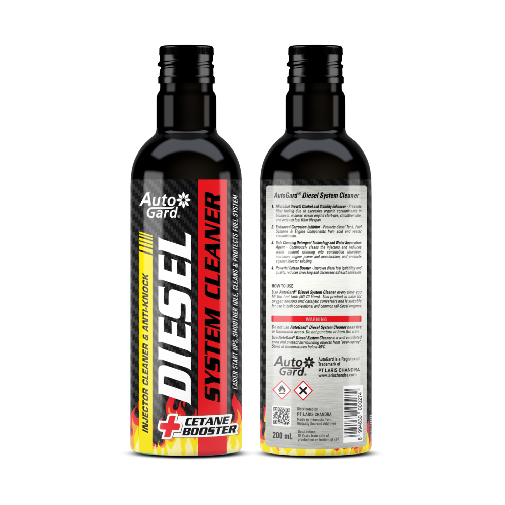 Diesel Engine System Cleaner with Cetane Booster by AutoGard 200ml ...