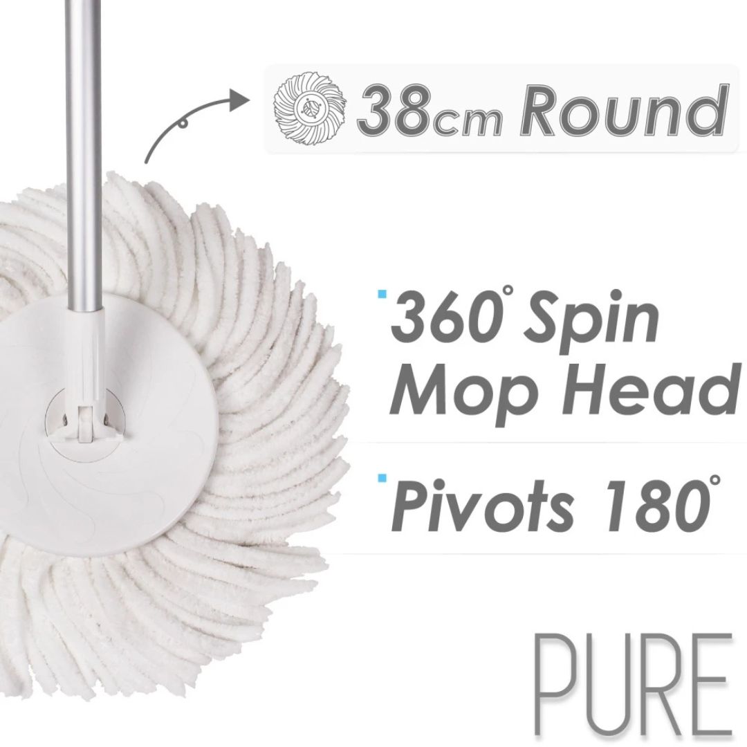 White Magic Pure Spin Mop Set | Shopee Singapore