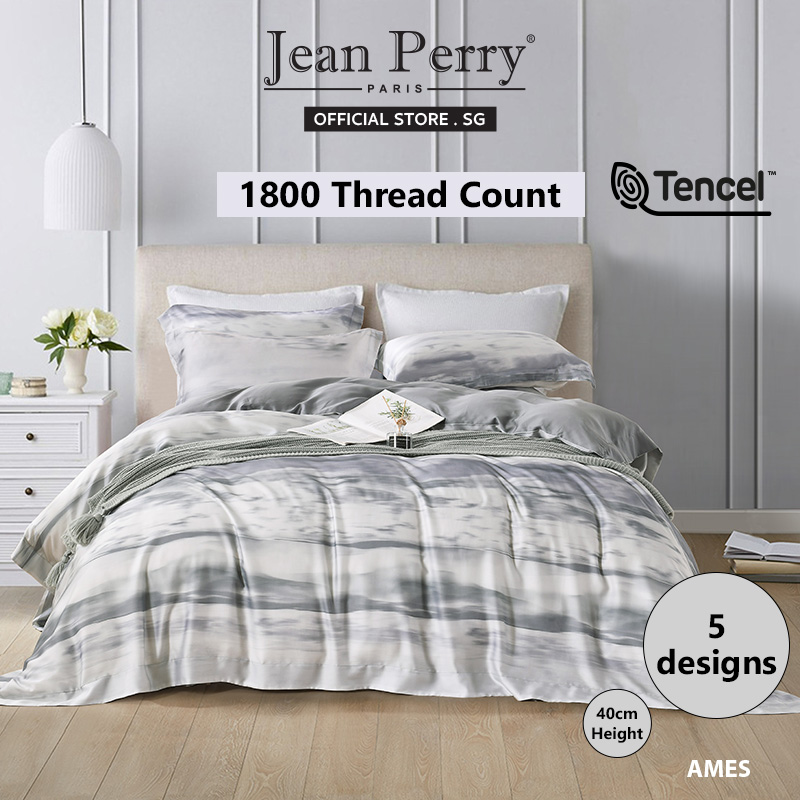 Jean Perry Eglington 1800TC Tencel Bedsheet Set I Tencel I Fitted Sheet ...