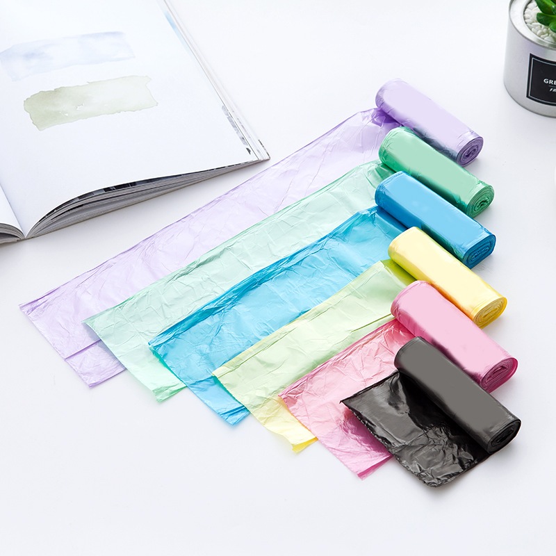 【SG Ready Stock】 Garbage Bag Thick Handle/Drawstring/Flat Black Trash ...